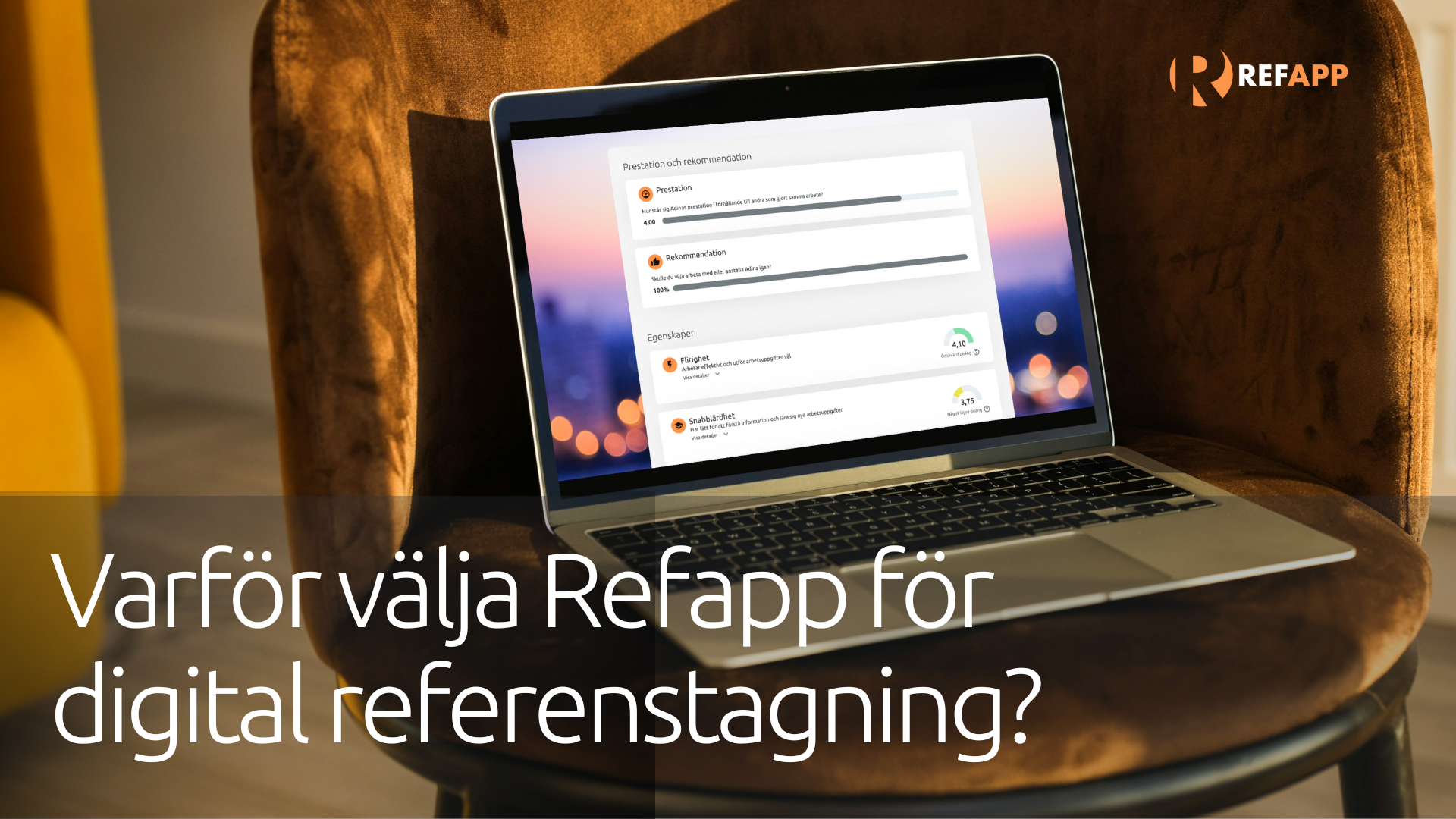 Varför välja Refapp för digital referenstagning?
